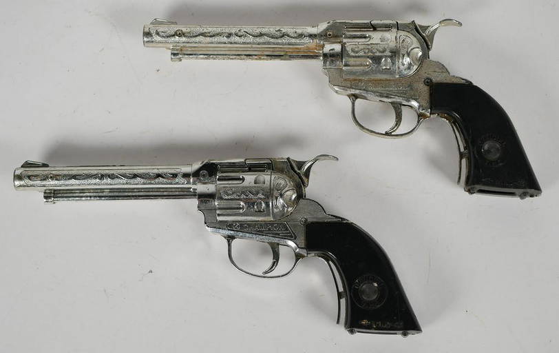 Pair of vintage Kilgore Fast Draw Revolvers (#0357) on Jan 14, 2023 ...