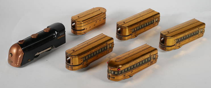 Vintage Streamline Steam Type Electric Train By Louis Marx & Co.