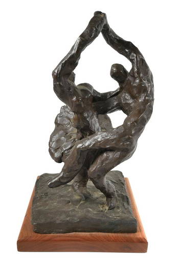 Harry Jackson Bronze Dancers Sculpture