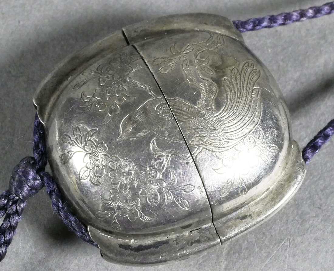 Antique Japanese Silver Inro Box Auction