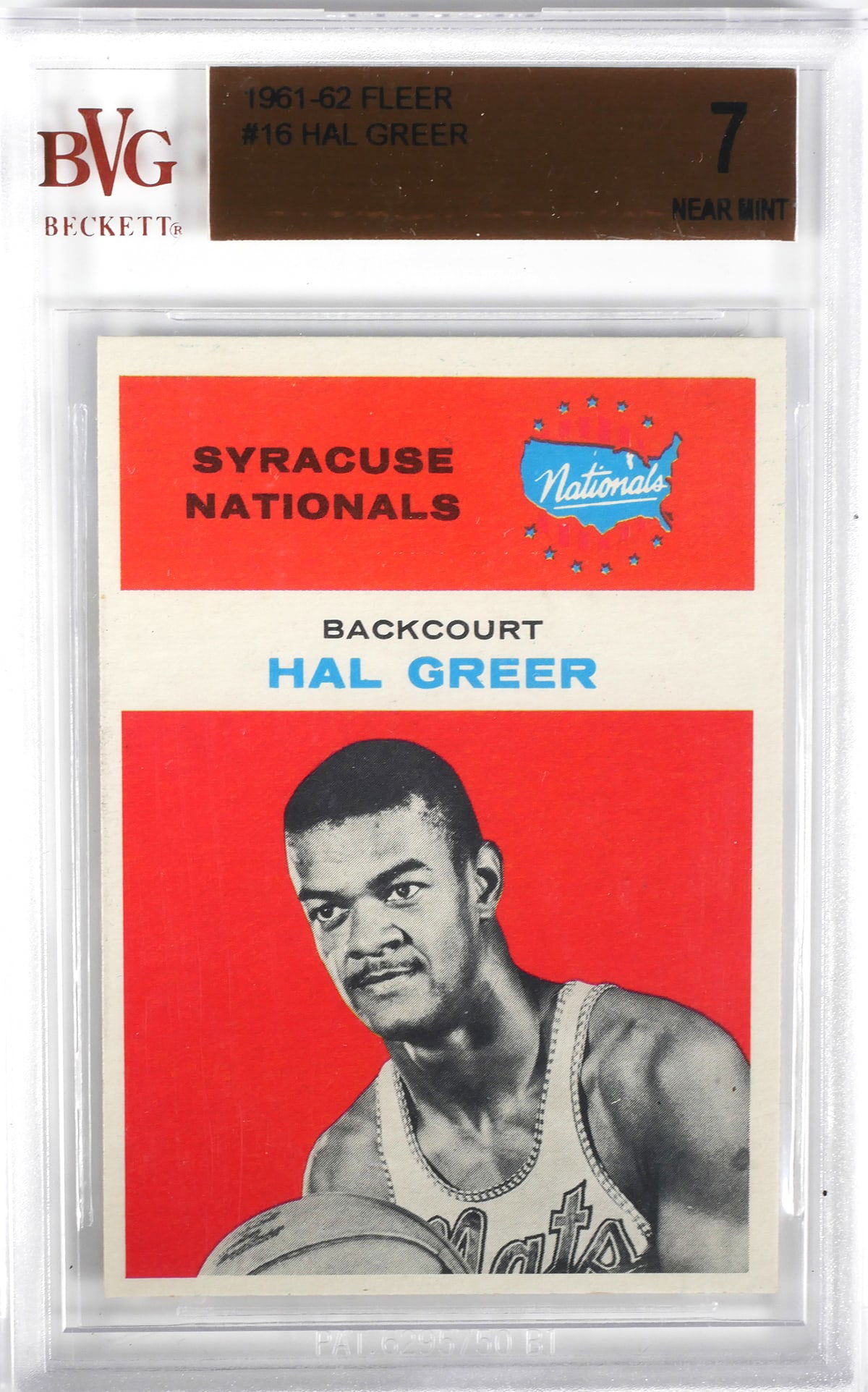 Topps Hal Greer Rookie Card, Bvg 7 Auction