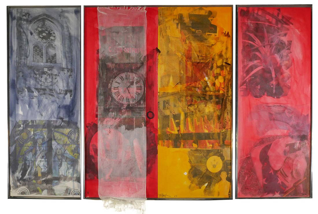 Darryl Pottorf, Painting, Quadriptych Auction