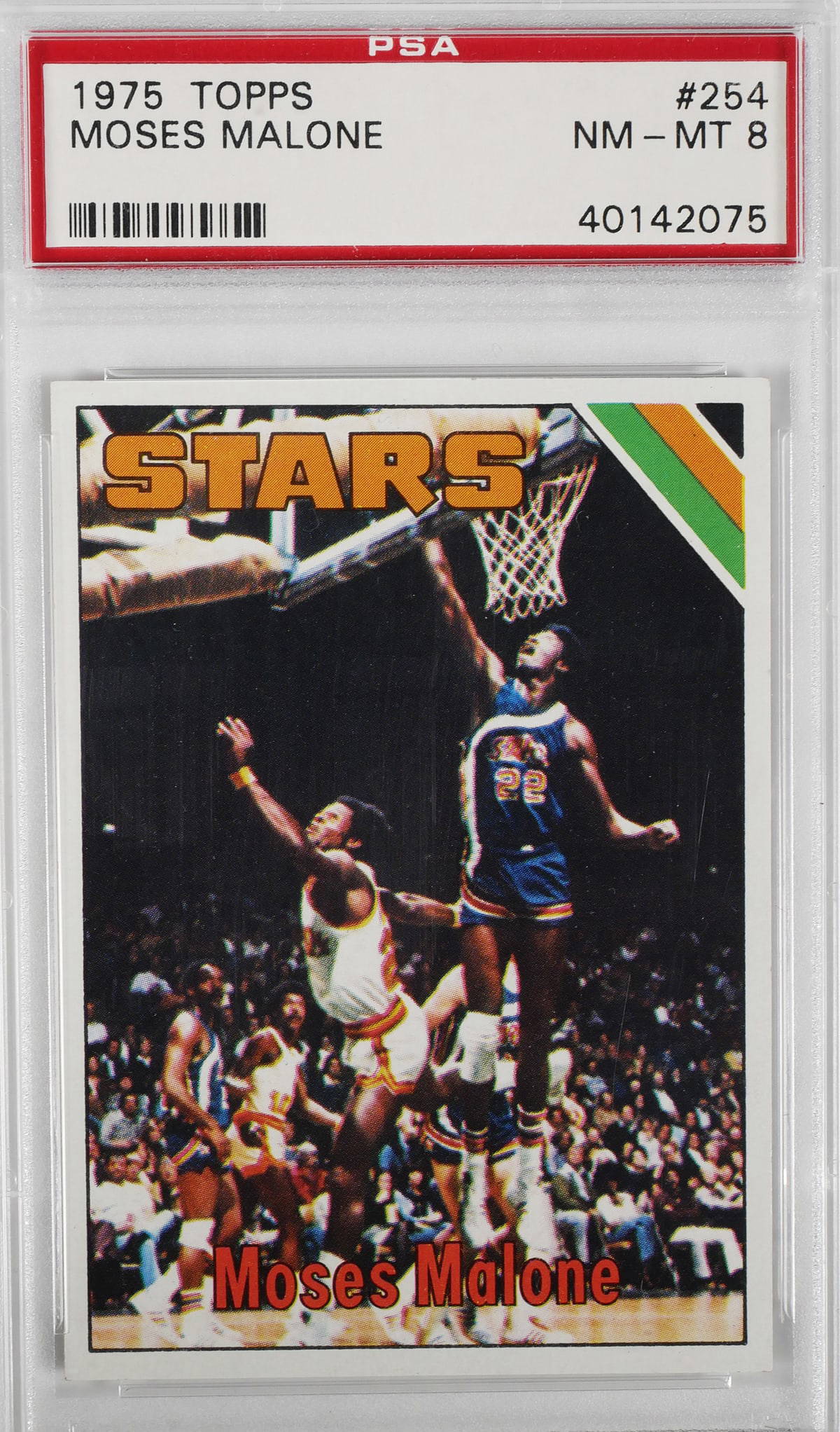 Topps Moses Malone Rookie Card, Psa 8 Auction