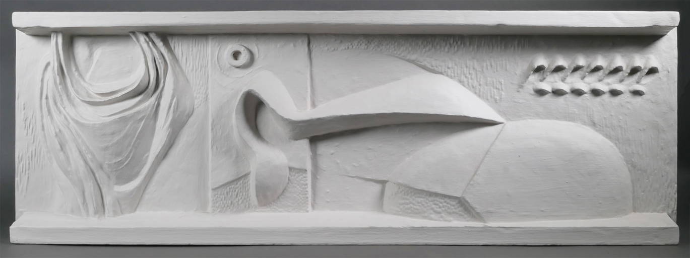 Mid Century Modern Bas Relief Wall Sculpture