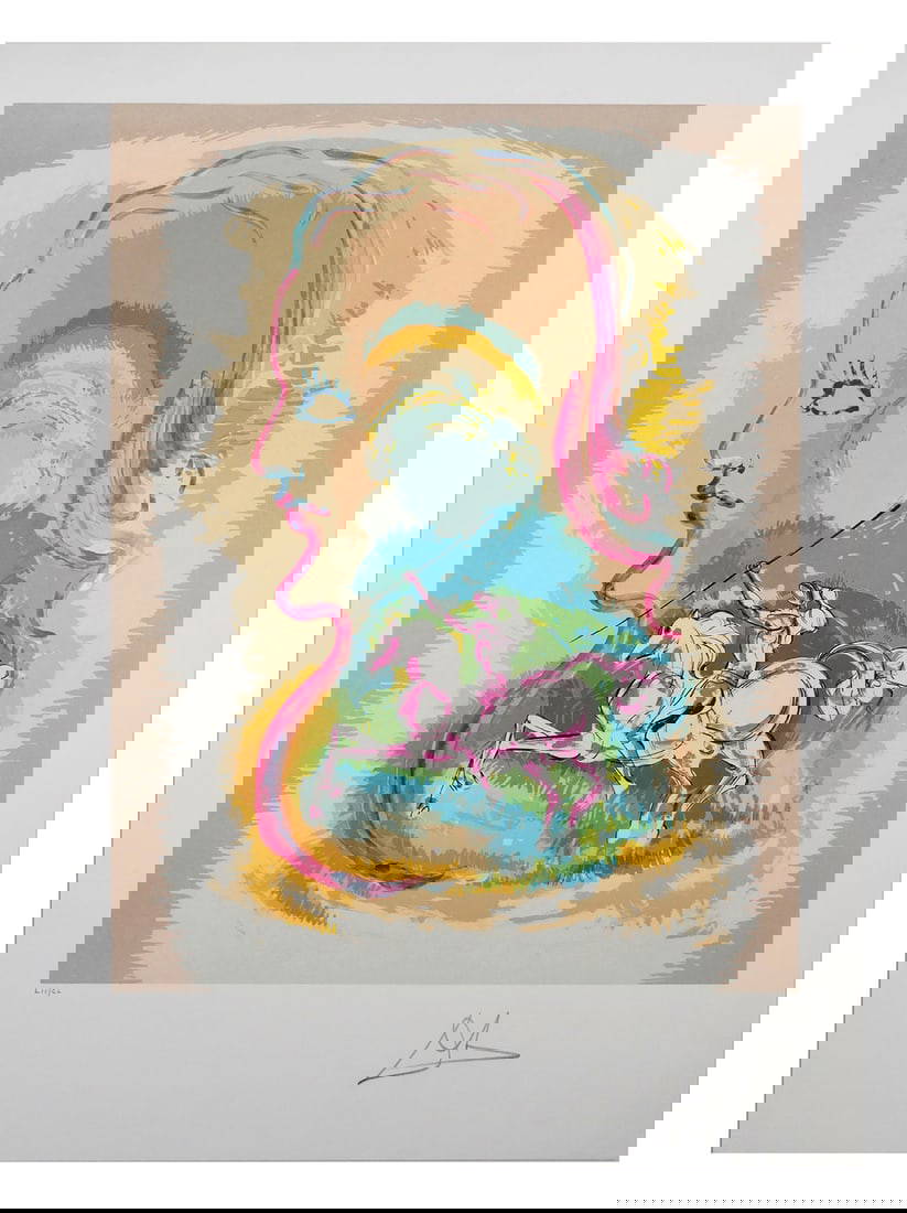 Salvador Dali Signed Lithograph Auction