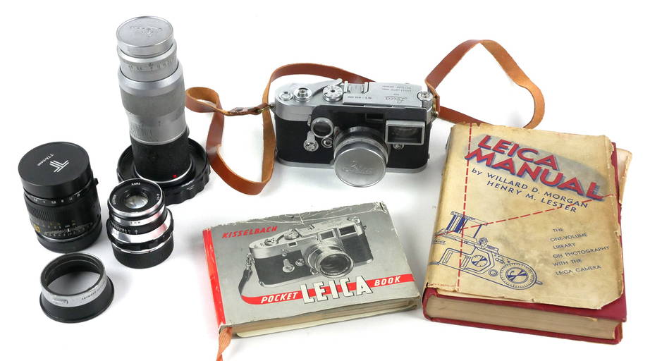 Leica M3 Double Stroke W Leitz Lenses