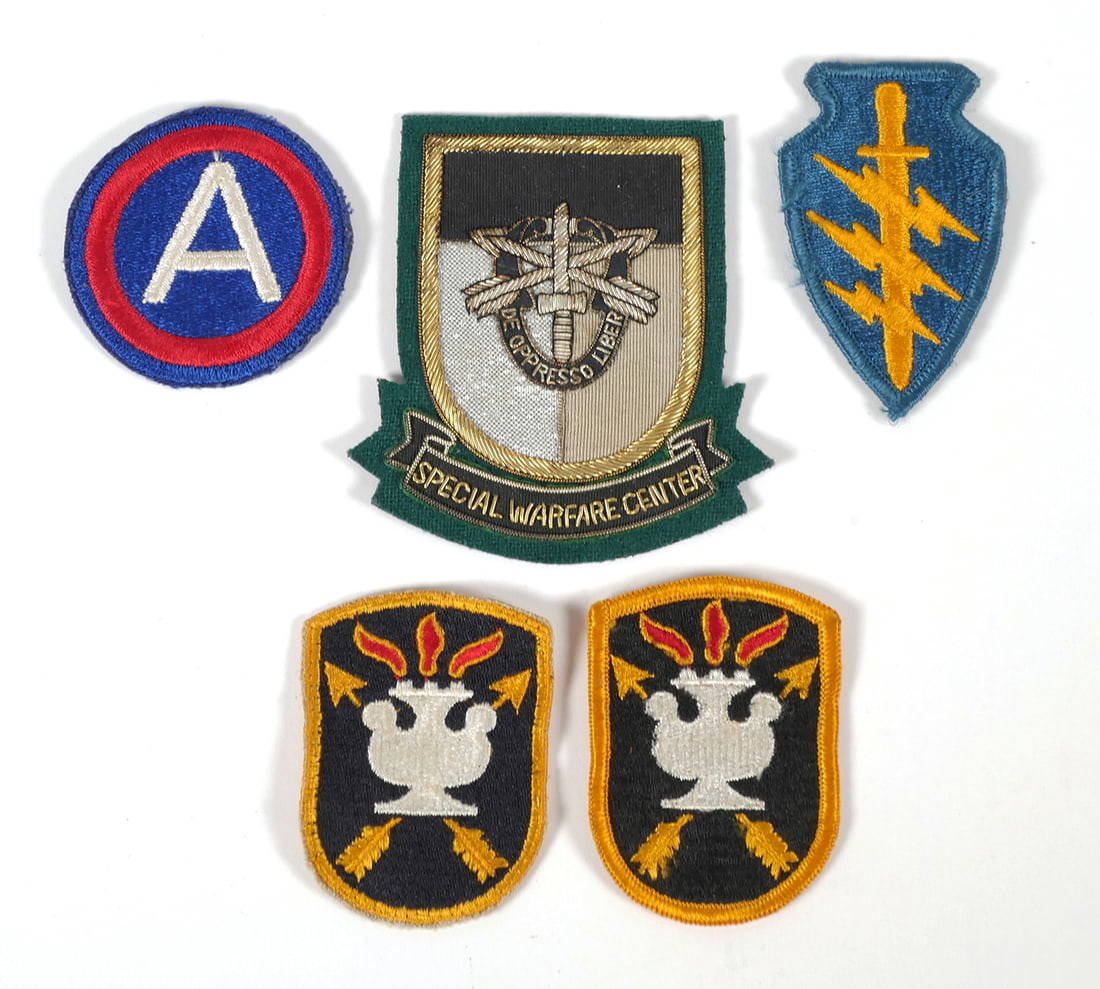 Special Forces Patches, Gen William Yarborough Auction