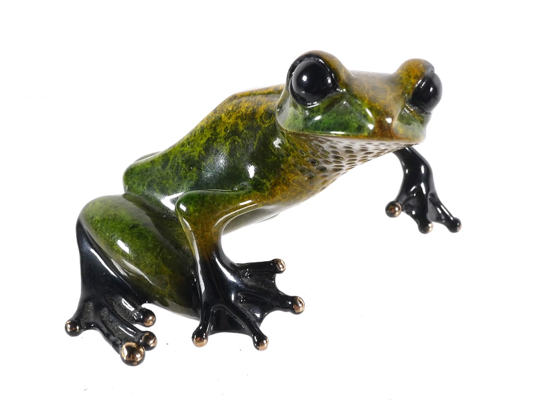 Frogman Tim Cotterill Bronze Frog "gem" Auction