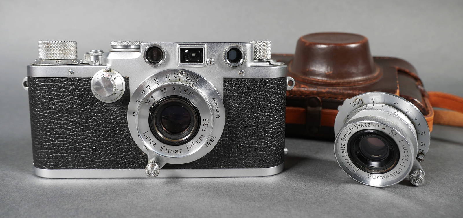 Leica Iiif Camera, 2 Lenses, Meter Auction
