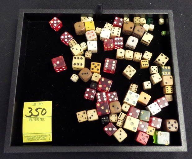 Huge Collection Of 83 Antique And Vintage Dice