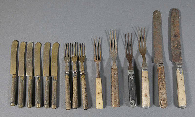 Early 19th Century Bone Handle Flatware