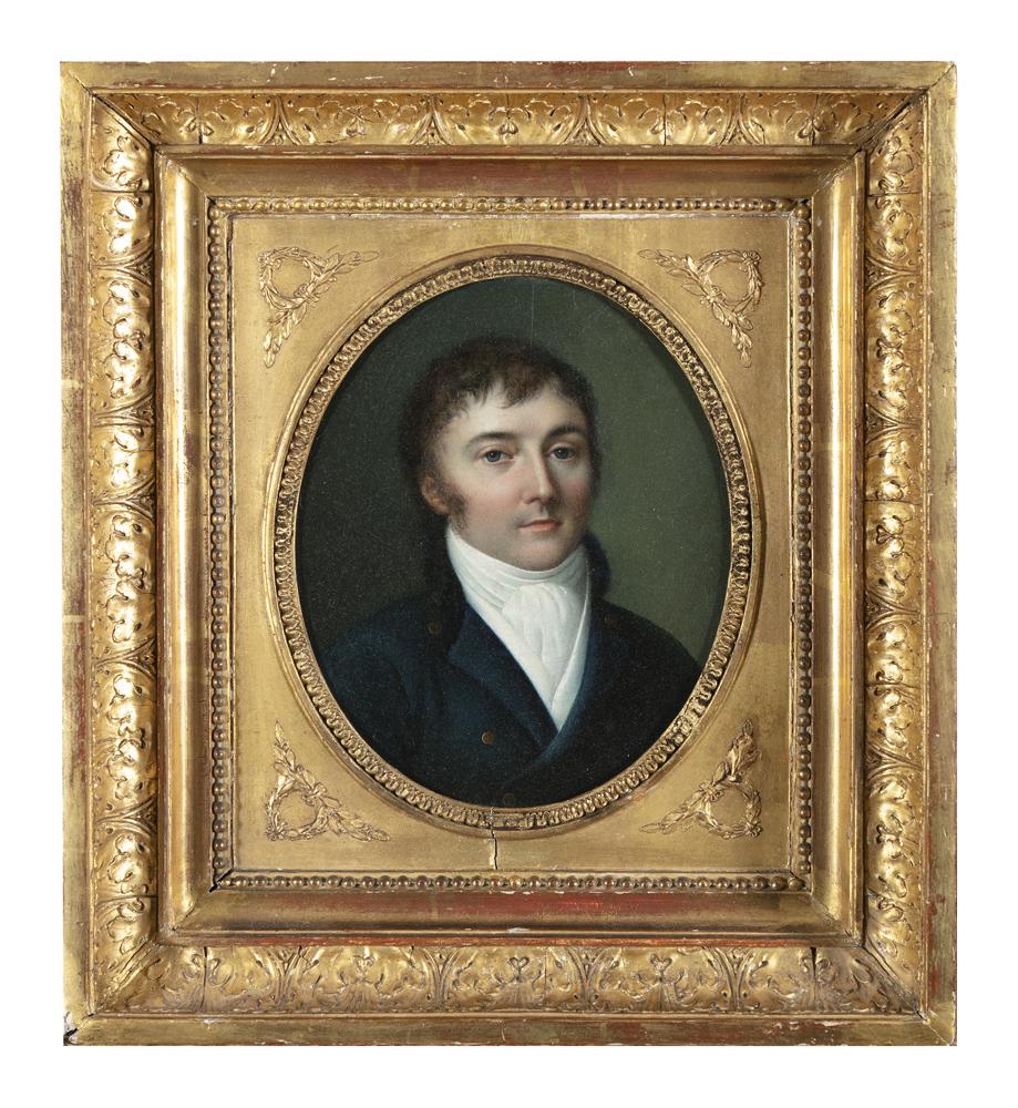 Louis Leopold Boilly (french, 1761 1845) Bust Portrait