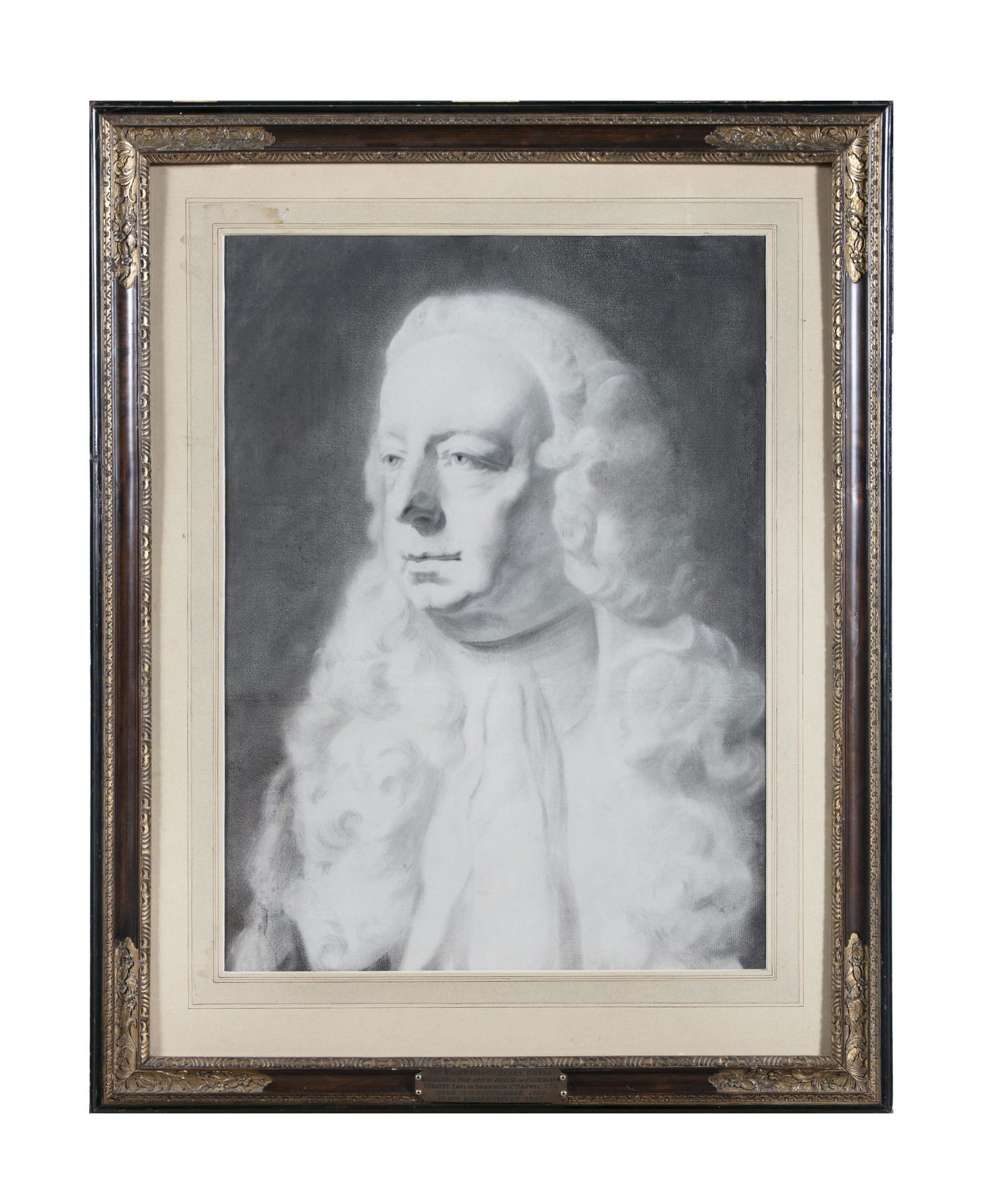 Robert West (1710 1770) Portrait Of Henry Boyle, Head And Shoulders ...