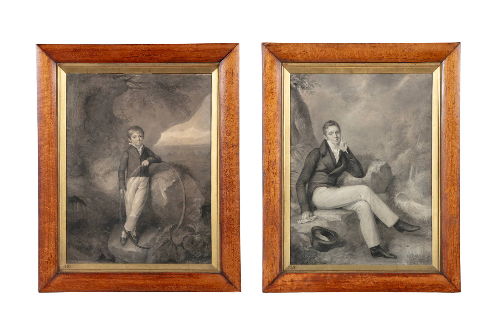 Richard Rothwell R.h.a (irish, 1800-1868) 'a Full Length Portrait Of A ...