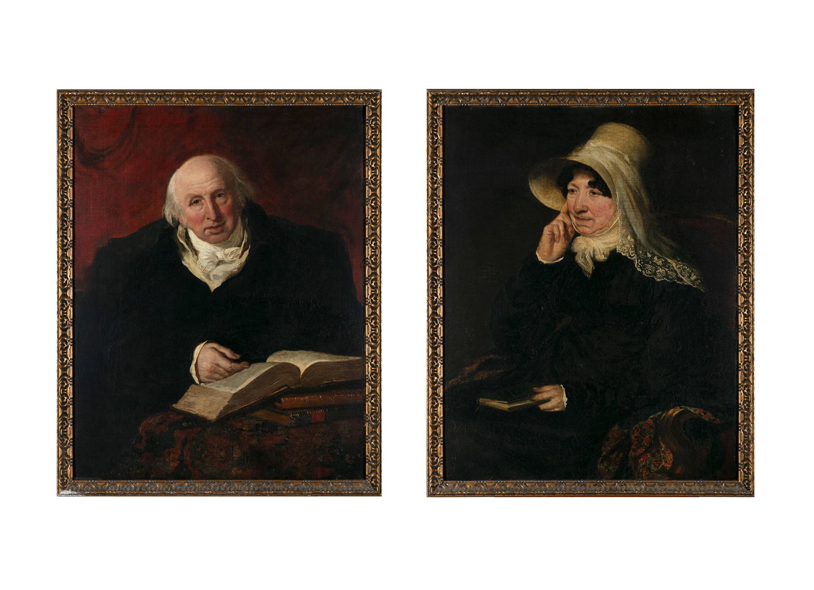 William Etty (1787-1849) Portrait Of Joseph Hardcastle And His Wife Ann ...