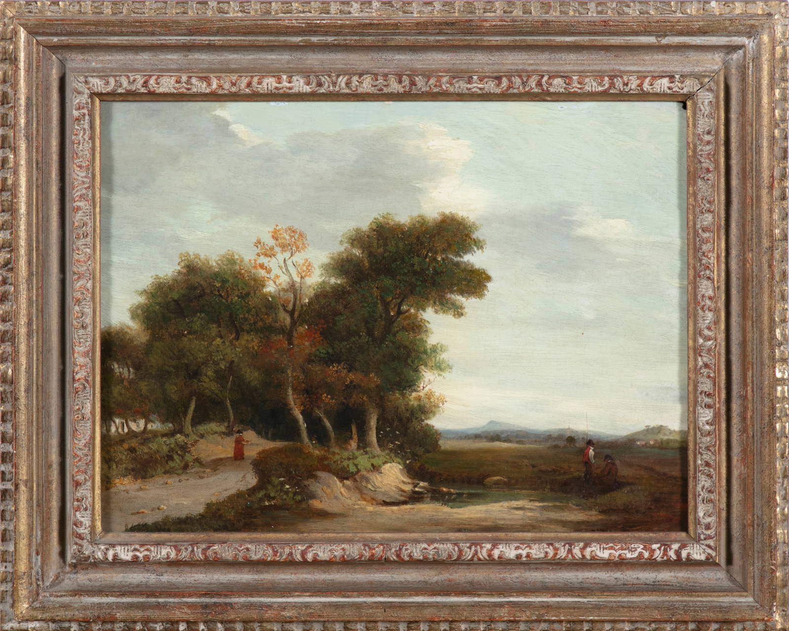 Samuel Bough Rsa (1822 - 1878) A Distant View Of Edinburgh Oil On Panel ...