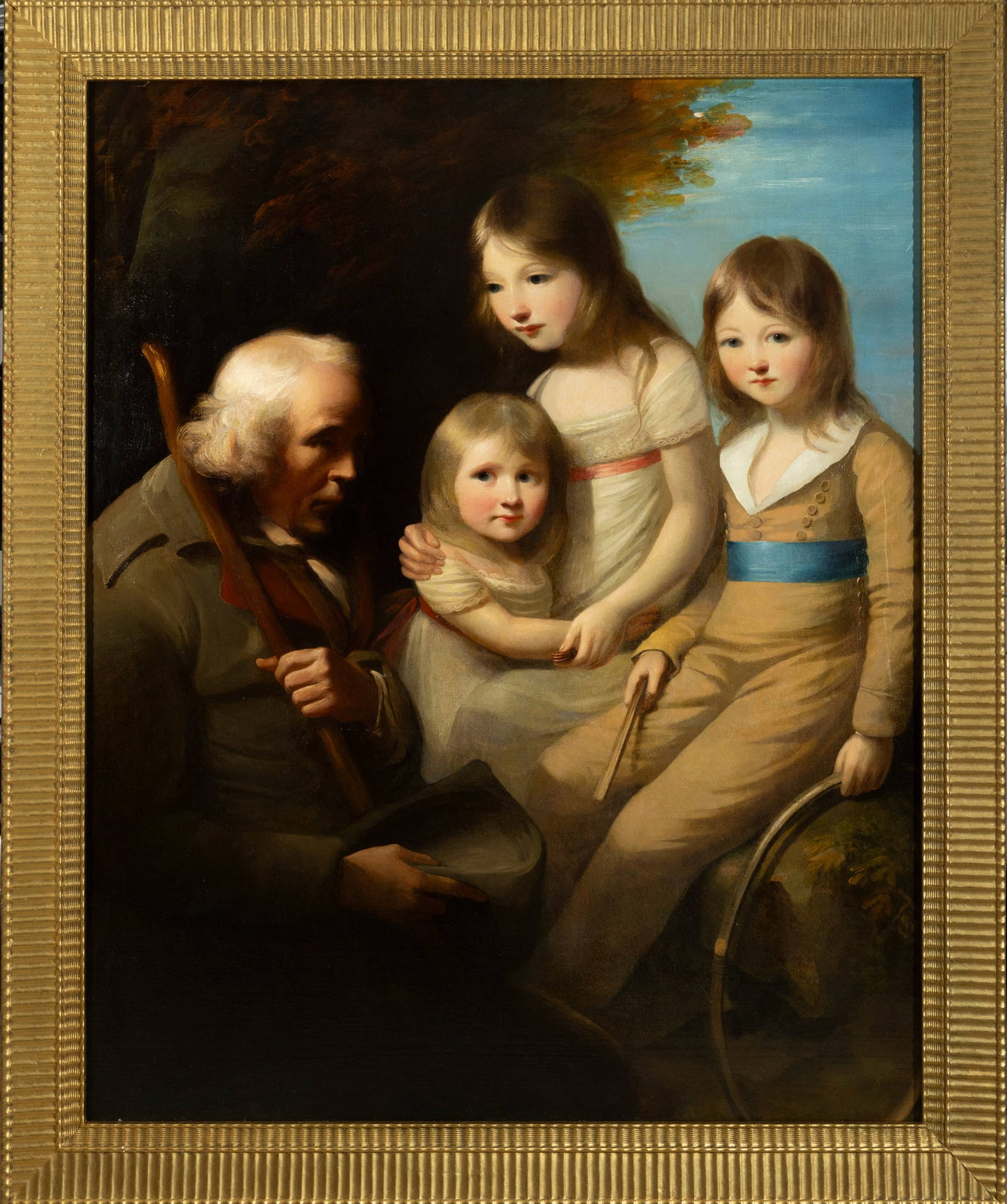 Attributed To Rev Matthew William Peters R.a. (1741 - 1814) Almsgiving ...