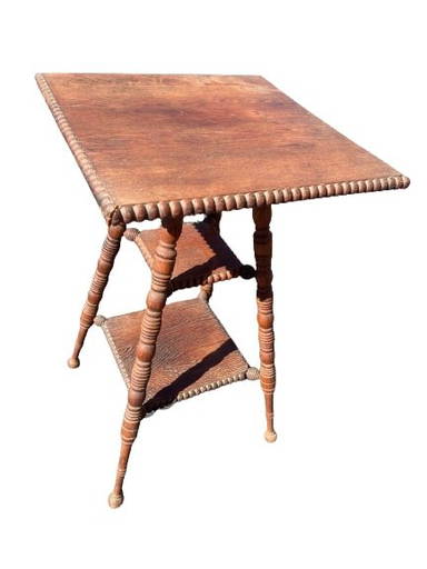 Antique Oak Square Table