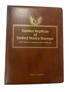 1990 1991 Golden Replicas Of United States Stamps.