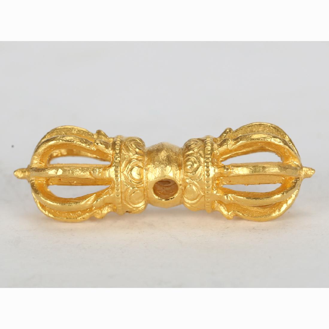 CHINESE GOLD VAJRA PENDANT