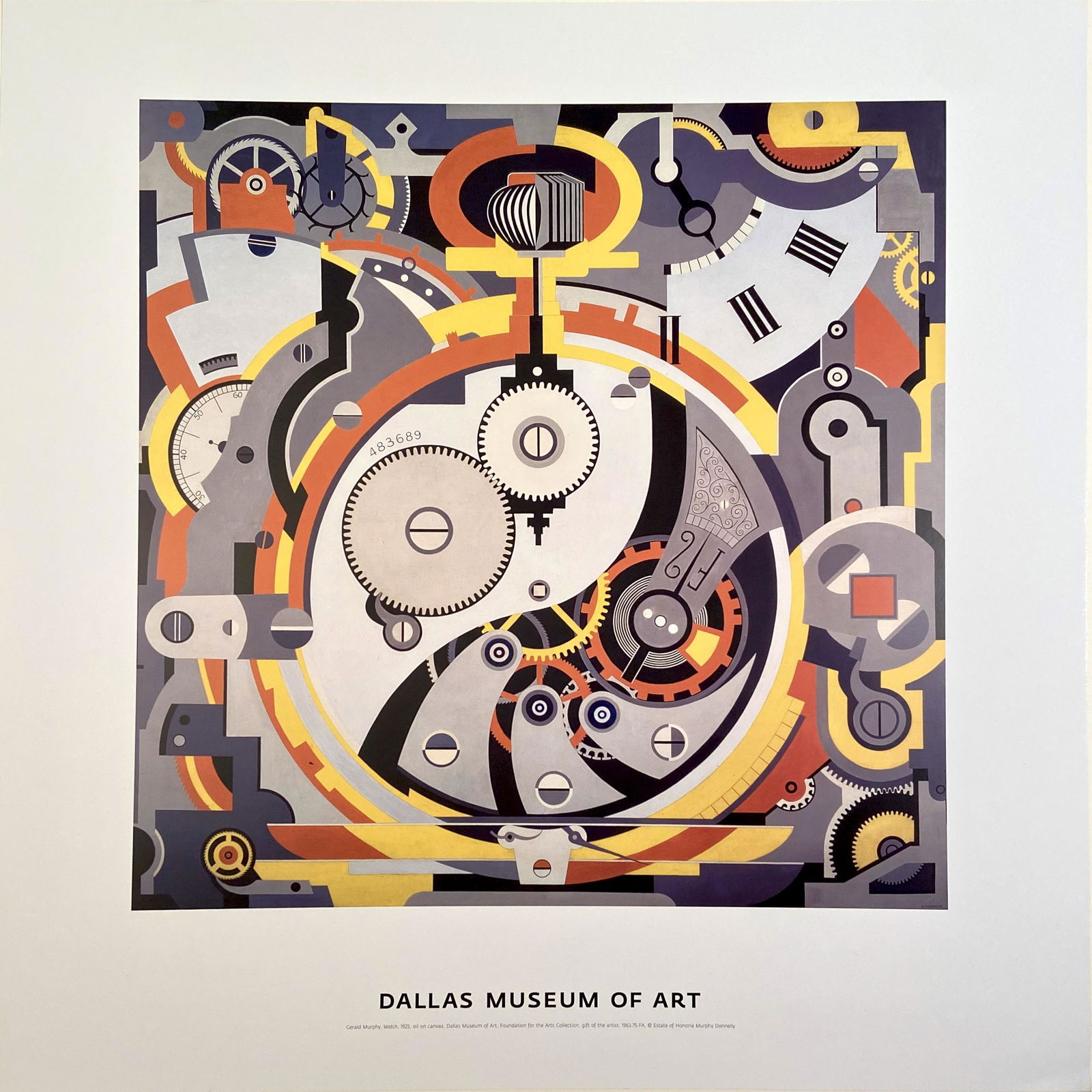 Gerald Murphy Watch Poster (#0080) on Jul 18, 2021 | Madisons Auctions ...