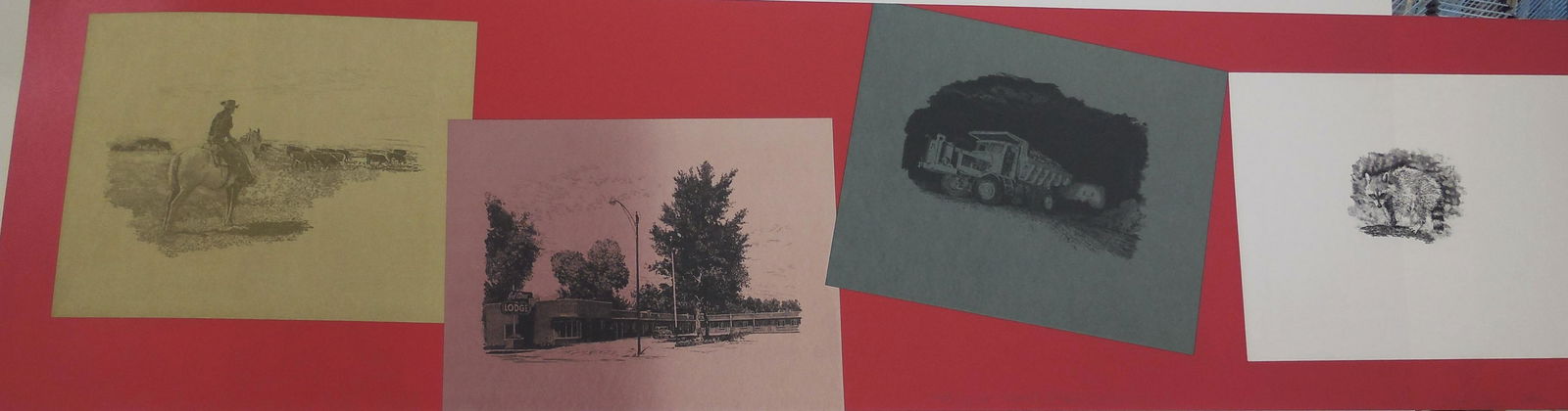 Al Ruppersberg four prints in one (#0312) on Jul 18, 2021 | Madison's ...