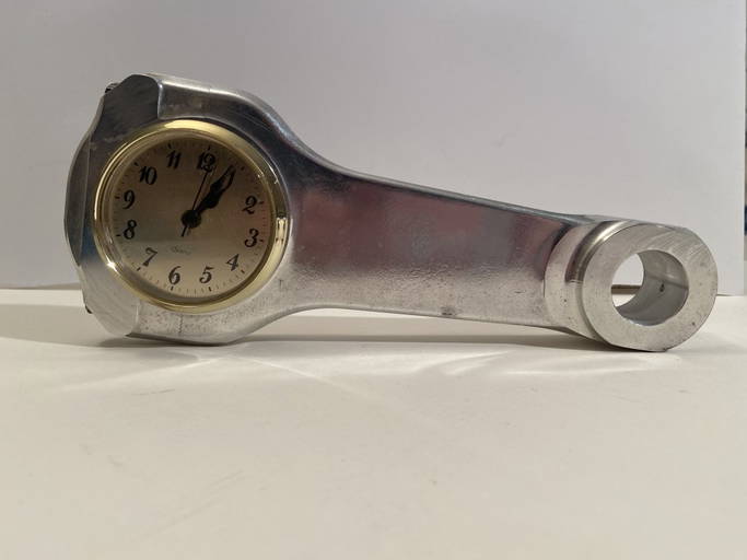Drag Racing Polished Crank Brooks Engines Clock