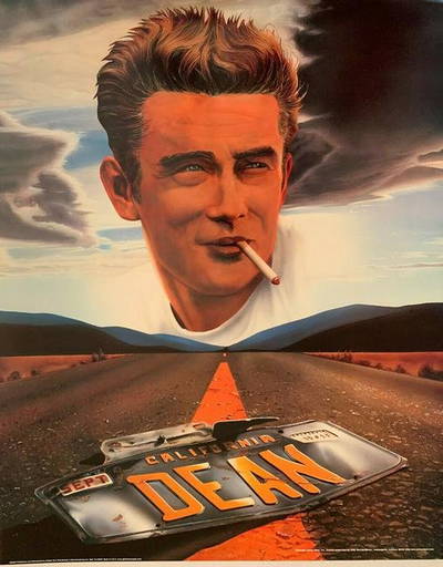 James Dean California License Plate Poster, 1998 (#0358) on Sep 18 ...