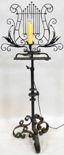 Vintage Wrought Iron Music Stand