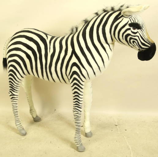 HANSA TOY INTERNATIONAL LIFE SIZE PLUSH ZEBRA - Mar 07, 2018 | Lewis ...