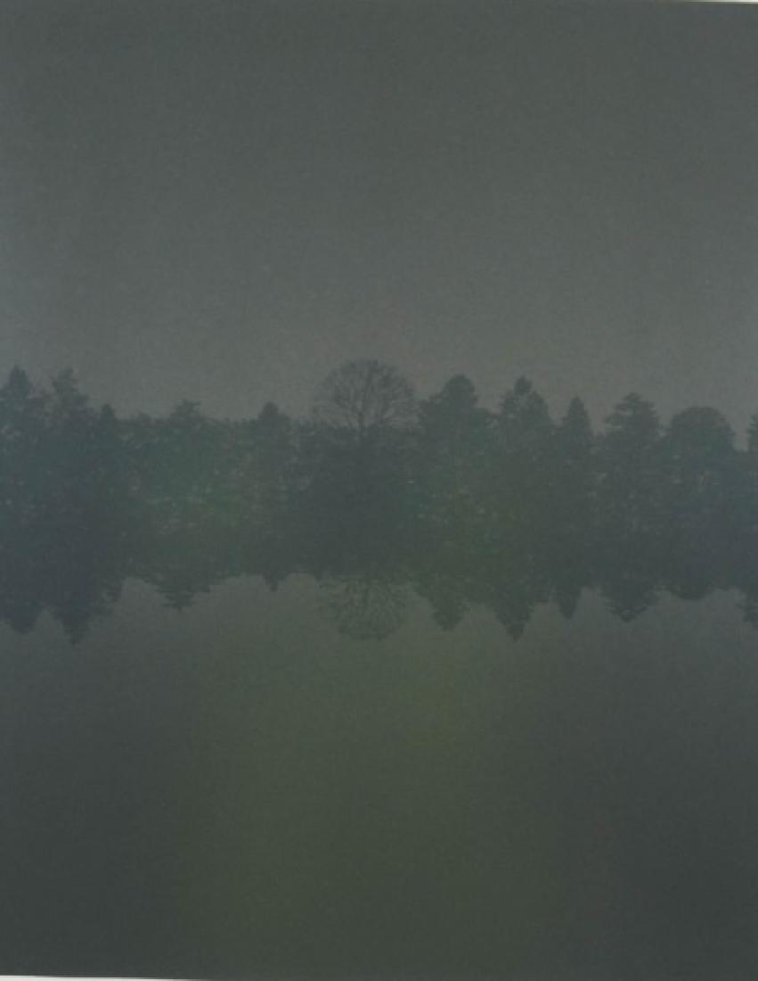DAVID FOLKMAN "UNTITLED LANDSCAPE" LITHOGRAPH, 1977