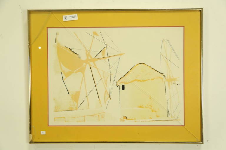 Ken Stone "abstract" Lithograph