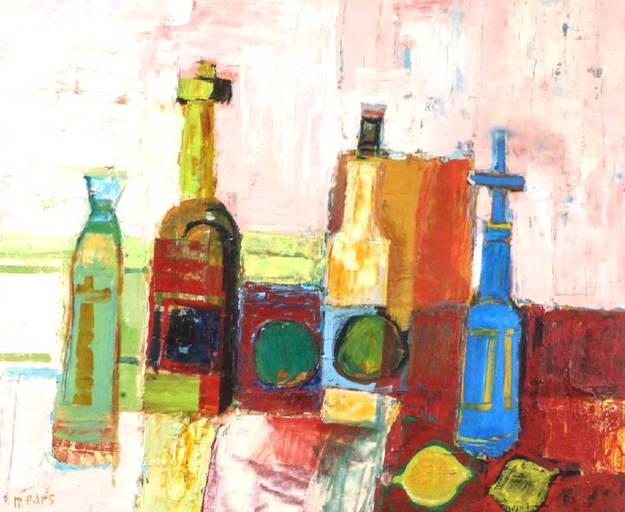 HERB MEARS "BOTTLES" OIL ON MASONITE - Dec 12, 2018 | Lewis & Maese ...