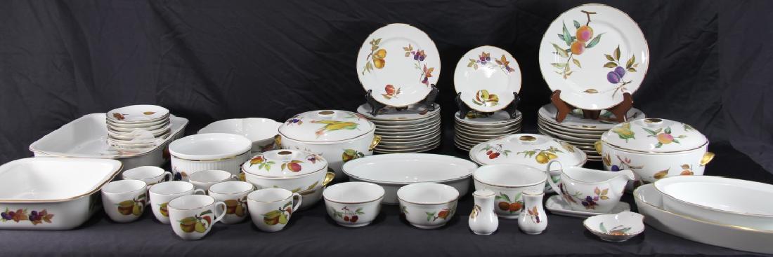 67 Piece Royal Worcester Evesham Vale China Set