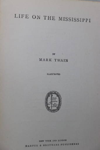 Life On The Mississippi Mark Twain 3rd Ed