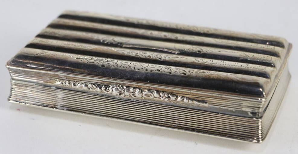 Antique Sterling Silver Cigar Box