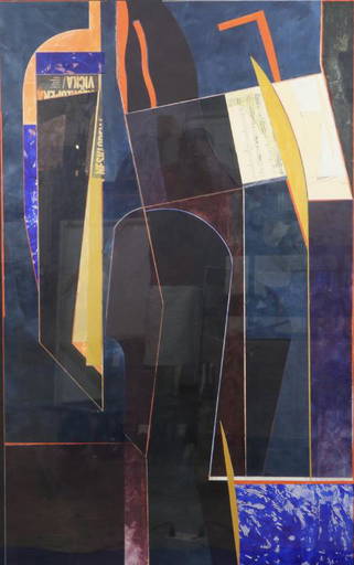 John Pavlicek "st. Vitus" Mixed Media Collage