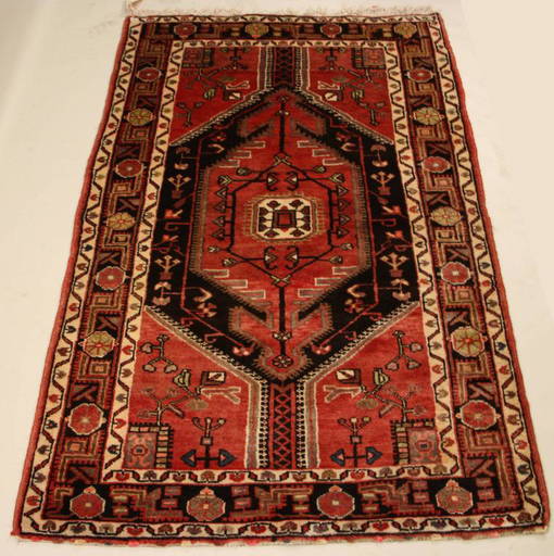 Antique Hand Knotted Persian Lilian Rug