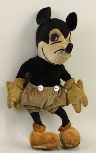 Vintage Stuffed Mickey Mouse Doll