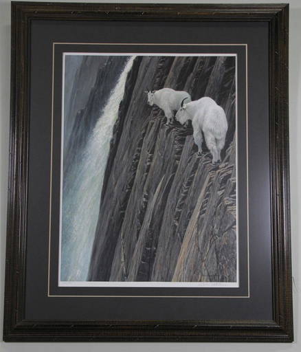 Robert Bateman "goats On Mountain" Signed Print