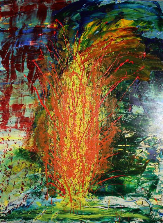 DOUG KINGSBURY ABSTRACT ACRYLIC PAINTING - May 09, 2020 | Lewis & Maese ...