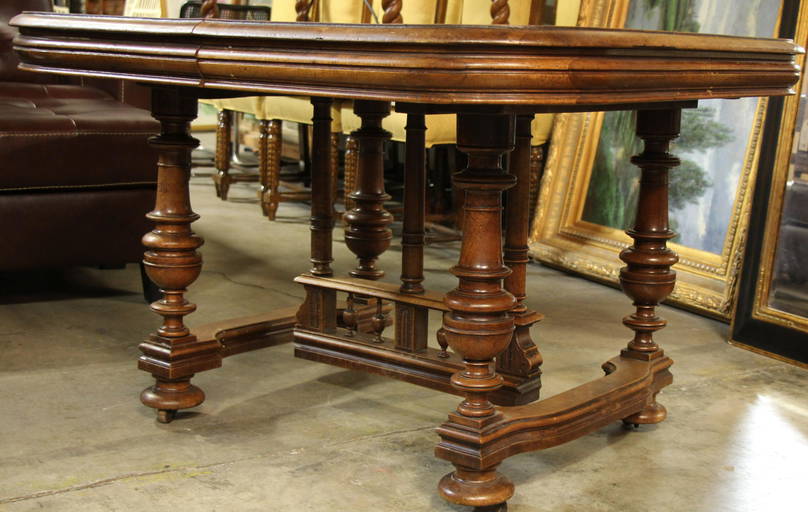 Antique Square Dining Table