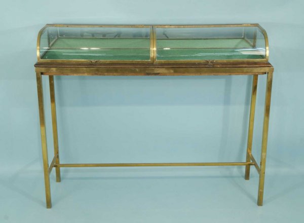 Vintage Brass Display Case