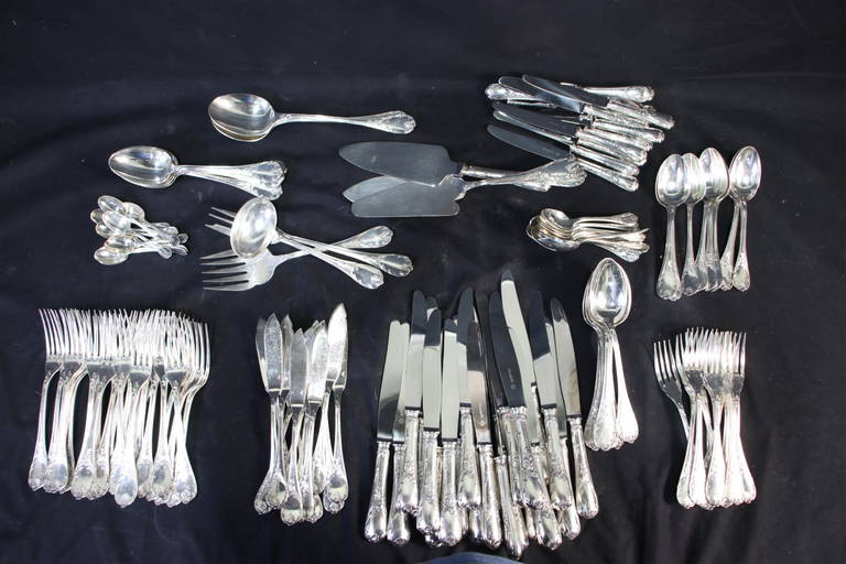 108 Pc Camusso Peru Sterling Silver Flatware Set