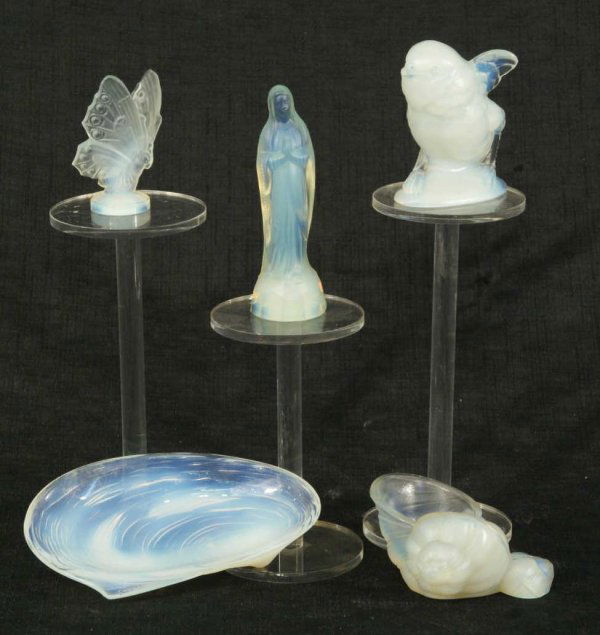 6: FIVE SABINO GLASS FIGURES