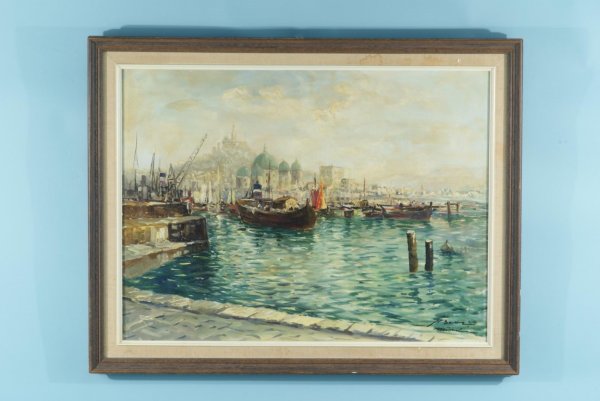 Andreas Betz "munchen" Oil On Canvas