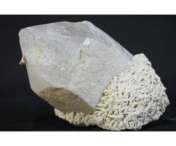 Spectacular Quartz Point In Albite Matrix