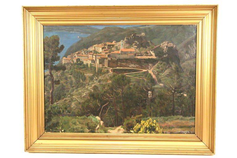 Henrik Jespersen "italian Hilltop Village" Oil