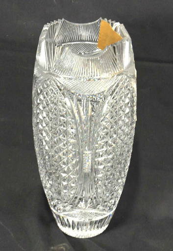 Russian Cut Glass Vase
