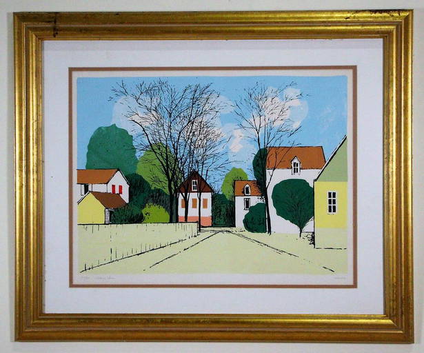 HERB MEARS "VILLAGE LANE" LIMITED ED. #20/50 PRINT - Jul 24, 2021 ...